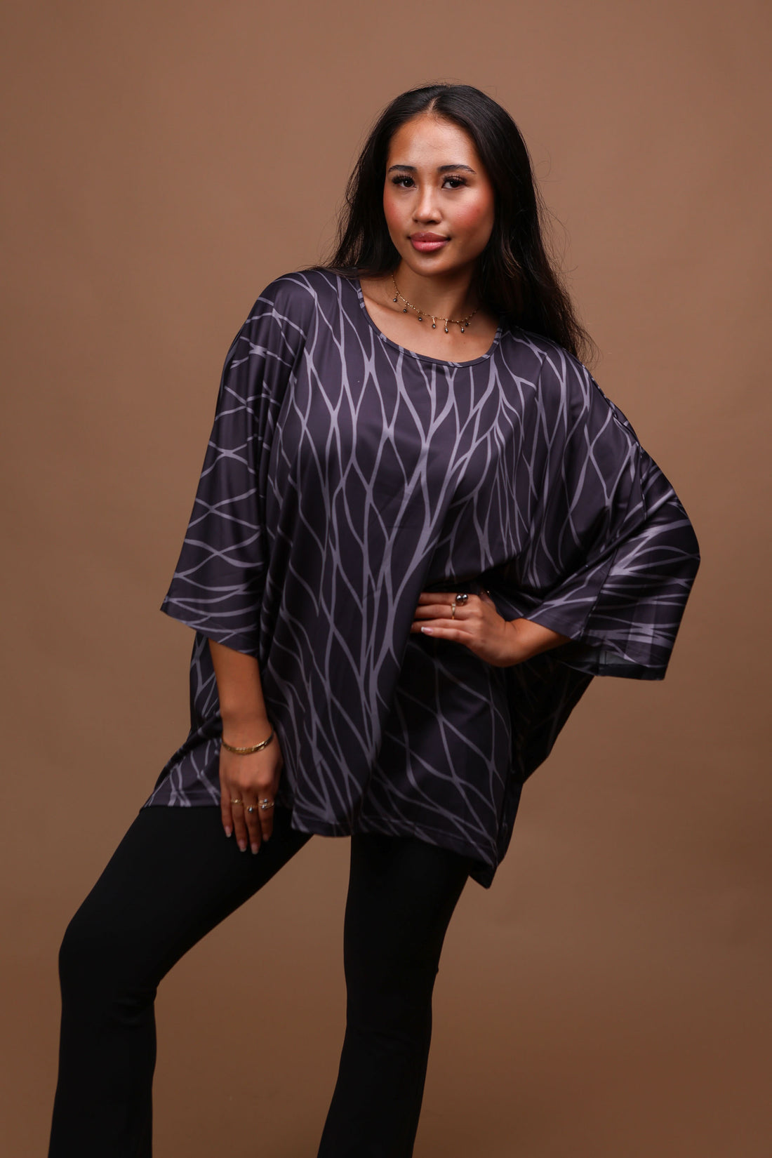 Makuahine Blouse Dri-Fit | Upena Black – LexBreezy Hawaii