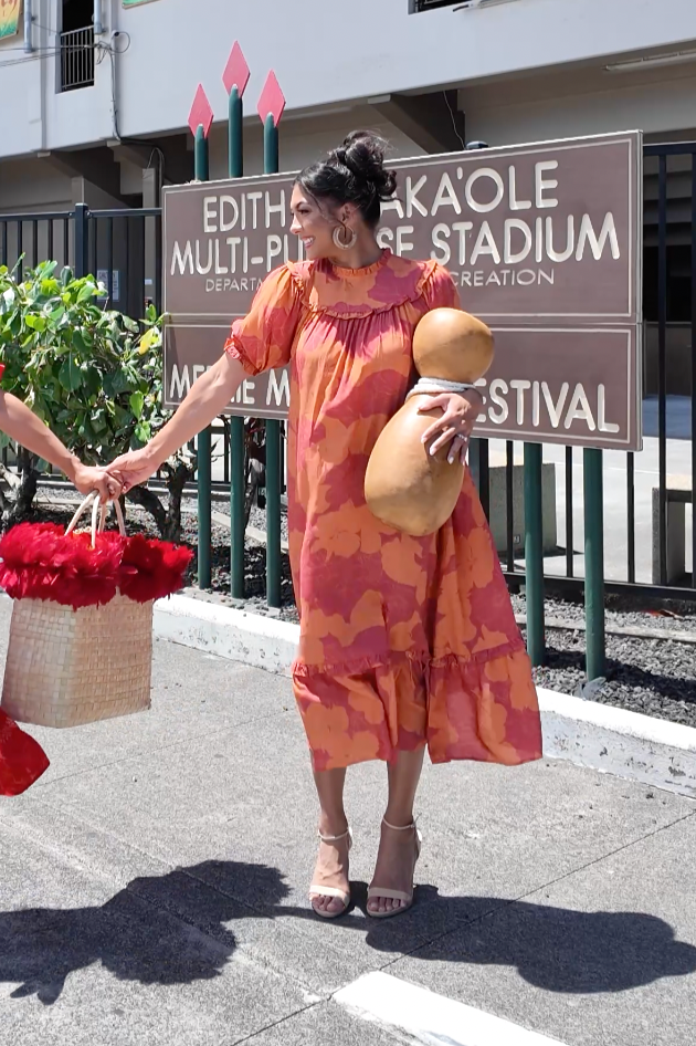 Hattie Mu'umu'u Dress | Hau Sunset – LexBreezy Hawaii